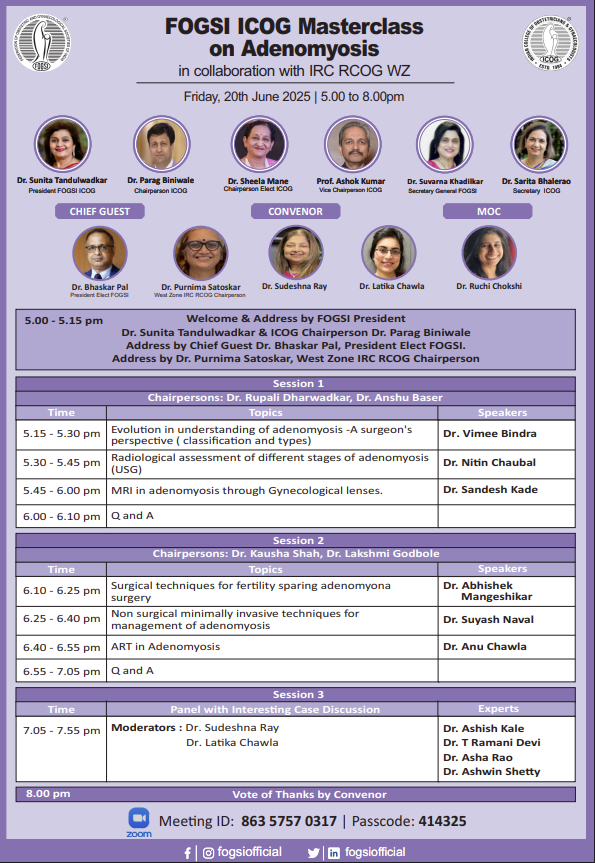 ICOGONLINE – Academic Wing of FOGSI – Academic Wing of FOGSI